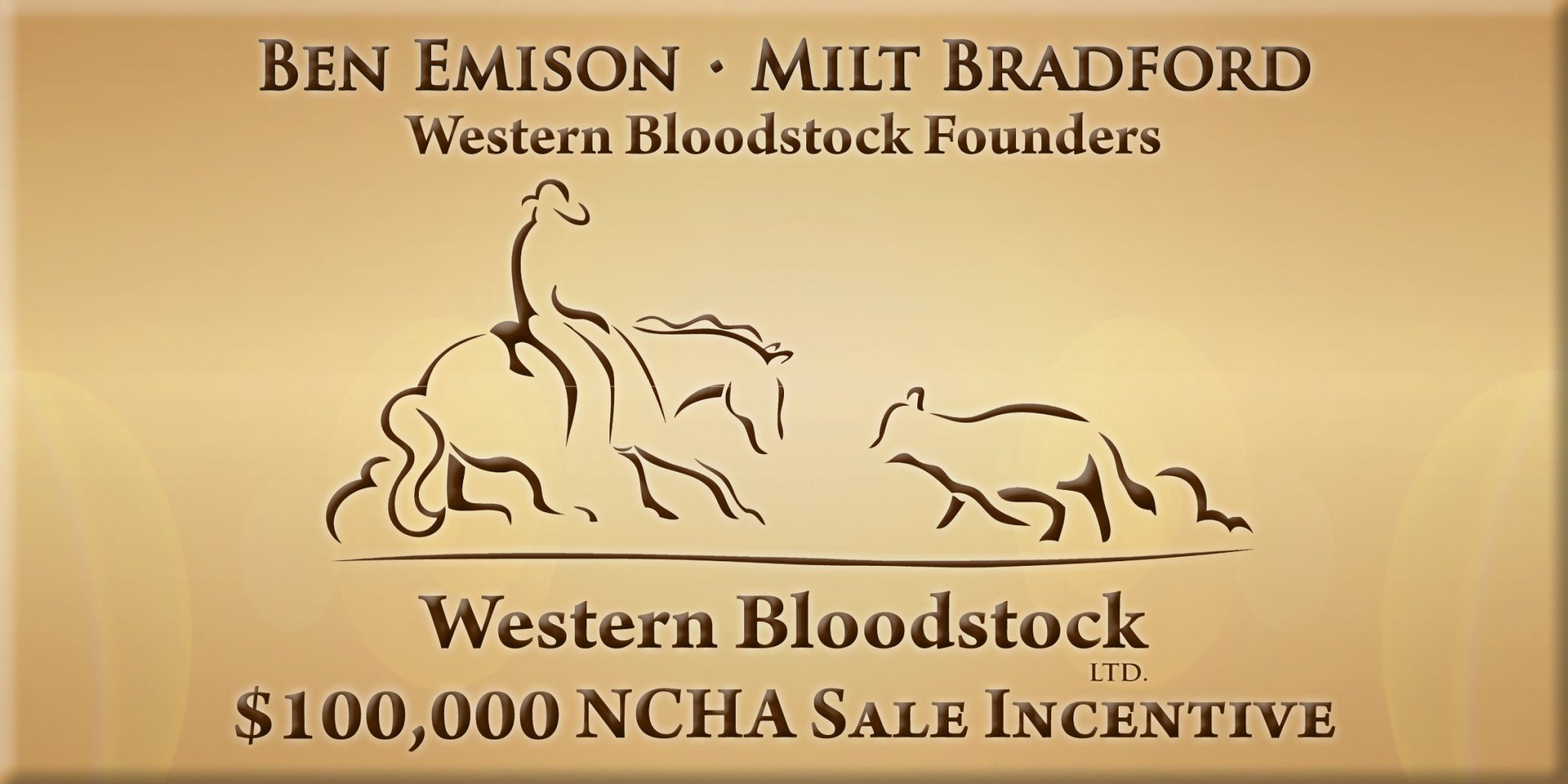Incentives - Ben Emison - Milt Bradford Sale Incentive - Western ...