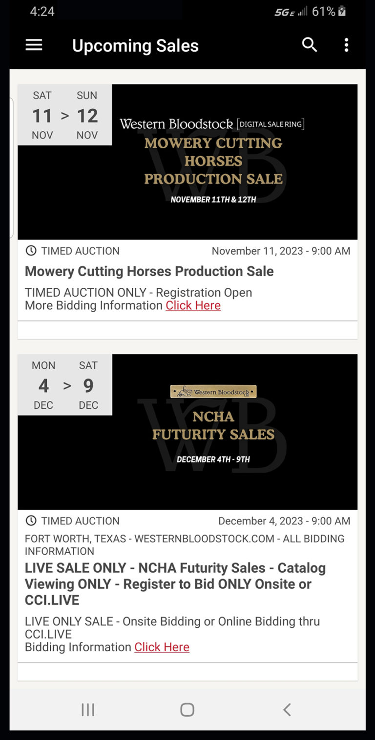 Apps - Western Bloodstock, Ltd.